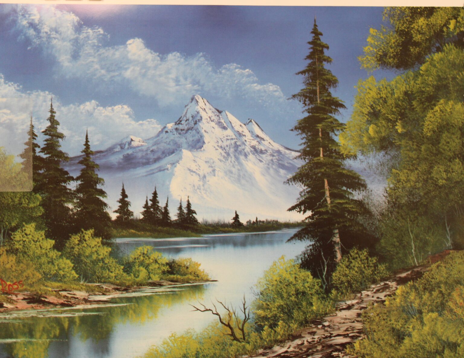 Bob Ross Class – Mountain Summit 18X24 - clearly nevada pro